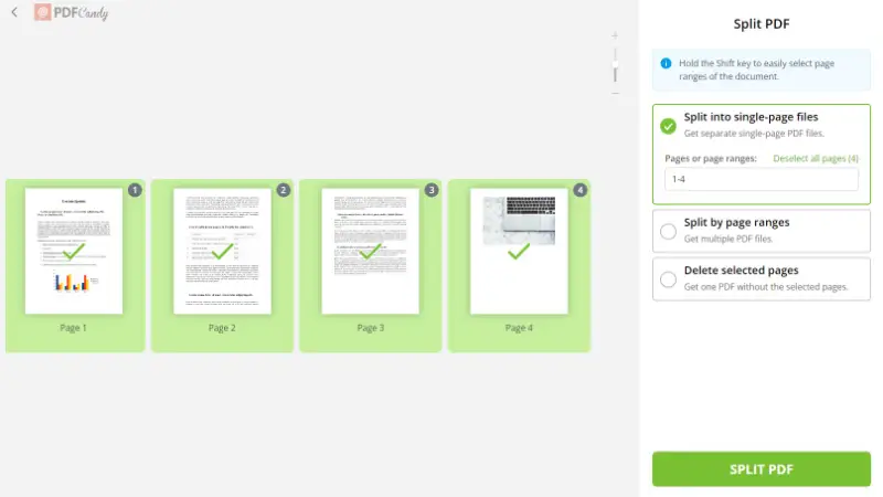 How to Save Certain Pages of a PDF Free and Online - PDF Candy
